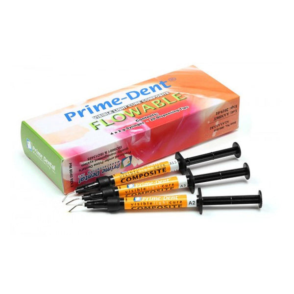 Prime-Dent Flowable Composite Kit - 4 x 2gm Syringes – Power Dental Supply